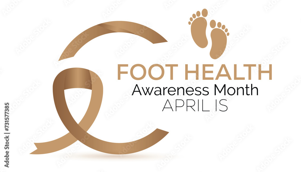 Vector illustration on the theme of Foot health awareness month ...