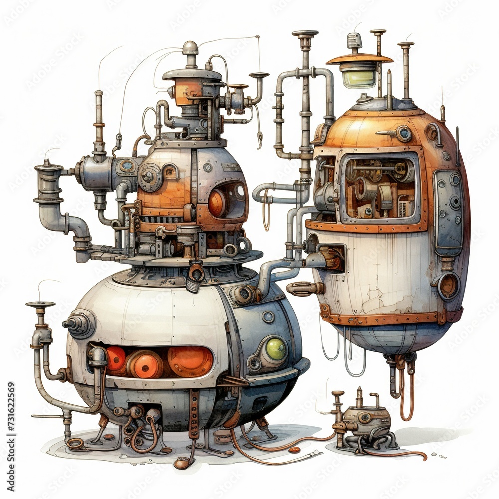 Machinarium machinery, a whimsical fusion of cartoon fantasy and ...