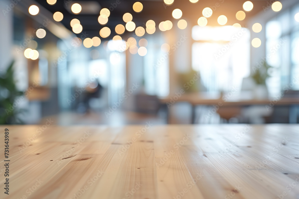 Blurred background of an open space office. Background image. Created ...