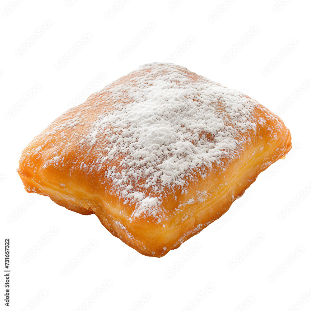 Beignet, transparent background, isolated image, generative AI Stock ...
