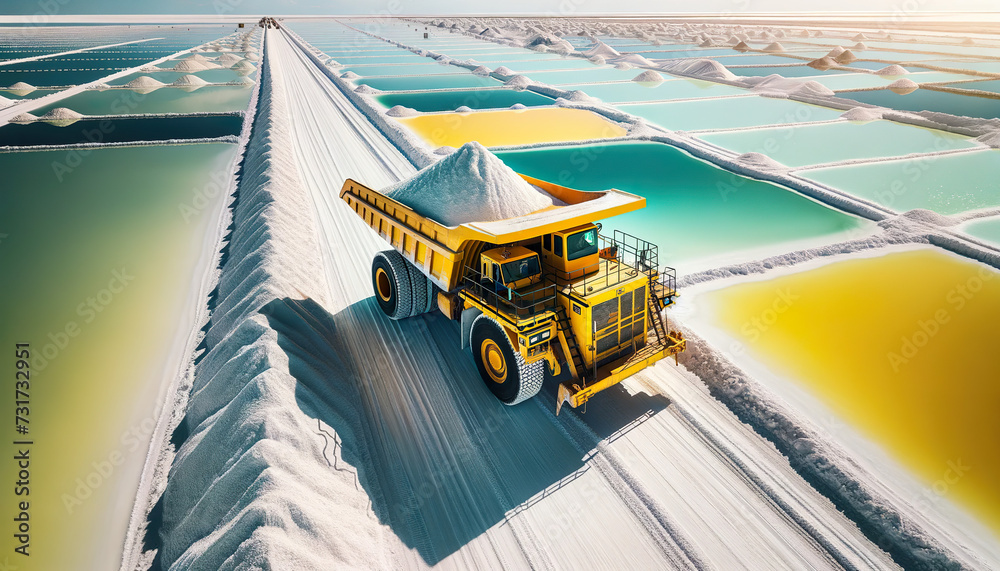 The traditional process of extracting lithium from brine is through ...