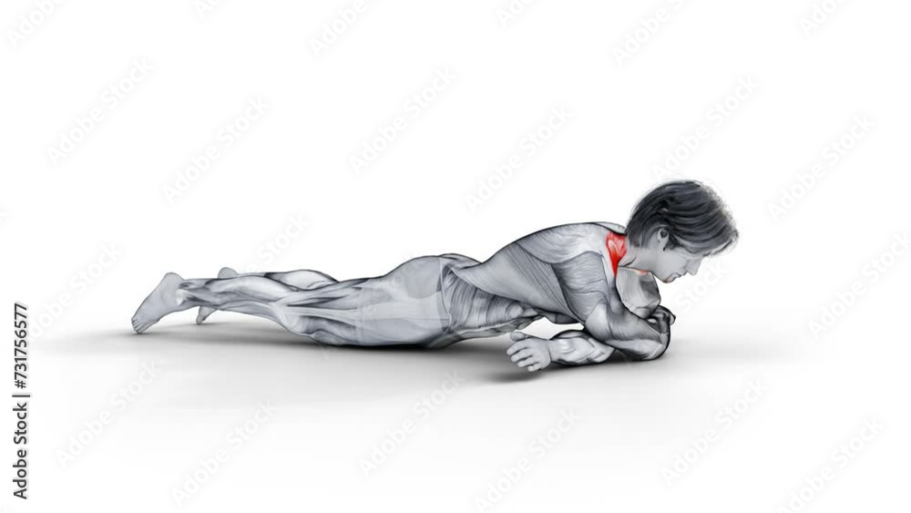 3d illustration of muscular character from different angles showing an ...