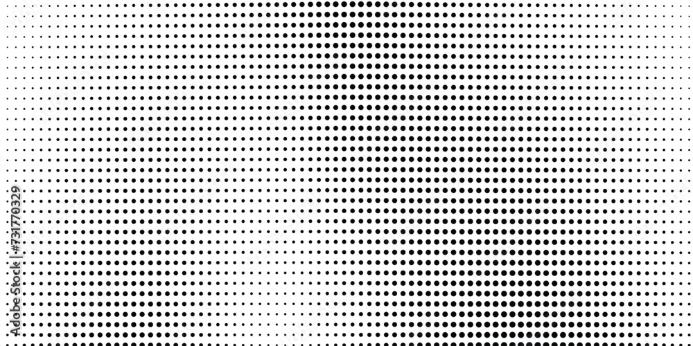 Halftone gradient. Dotted gradient, smooth dots spraying and halftones dot background seamless ...