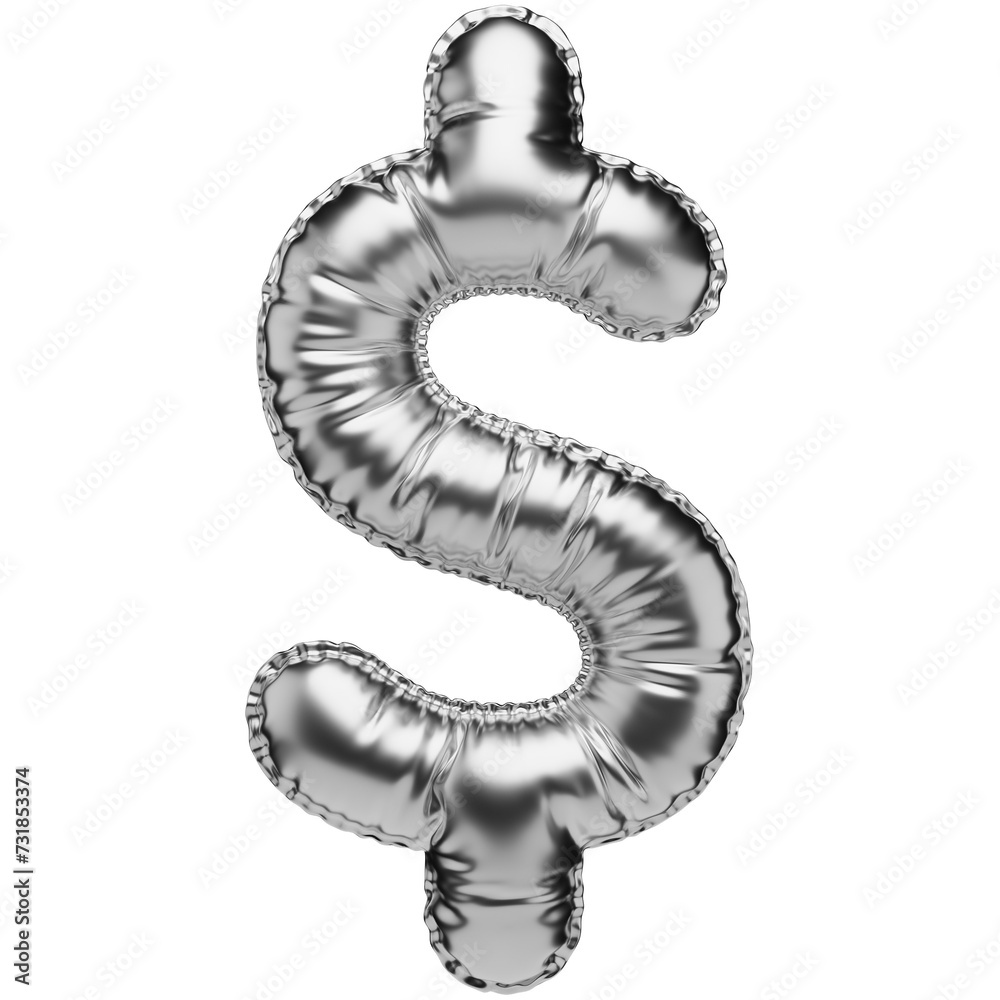 USD. United states dollar icon. Silver dollar sign in the shape of a ...
