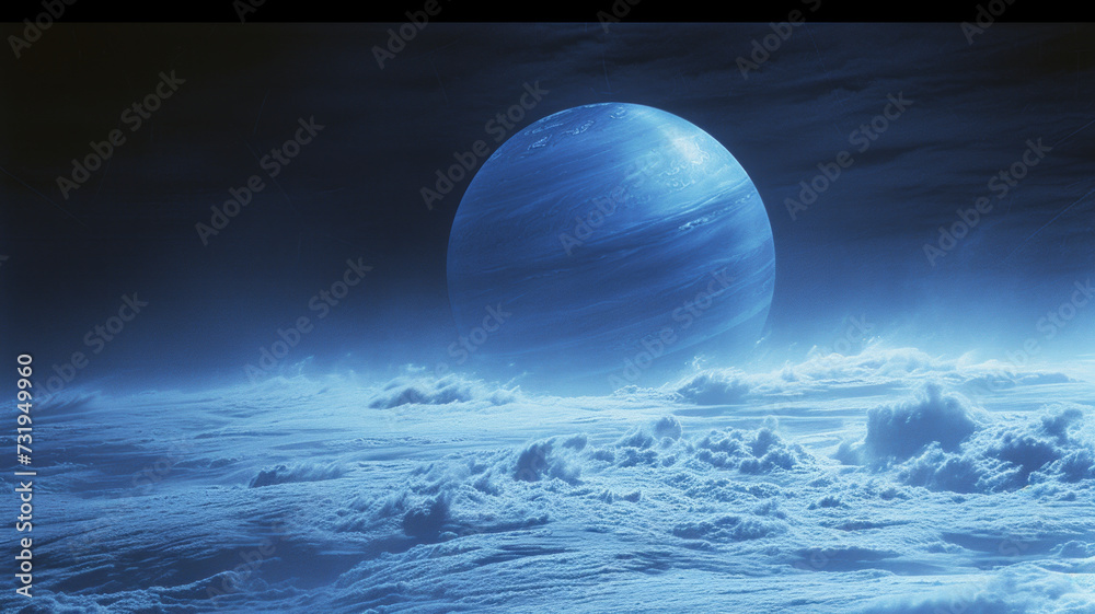 Neptune's mystique captured: Dynamic cloud bands swirl in vibrant blue ...