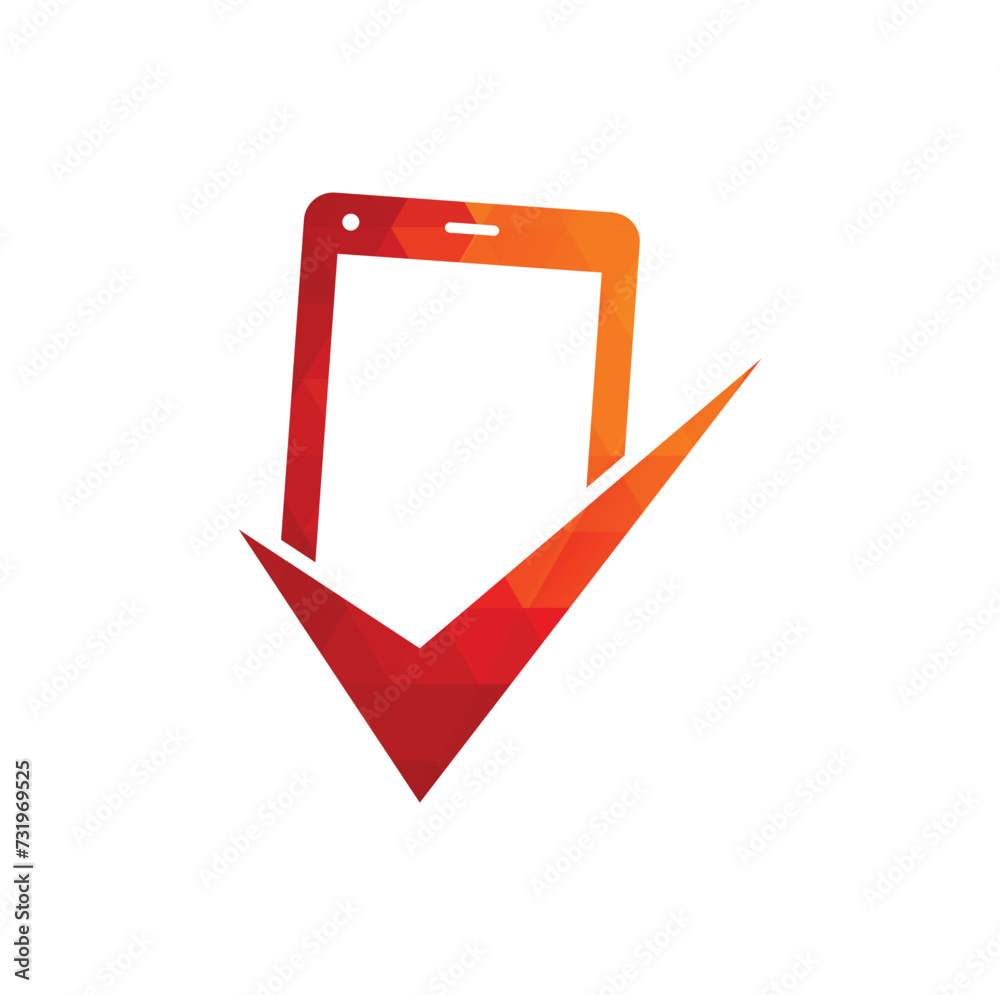 Check mobile logo design template vector. Mobile Repair Logo icon ...