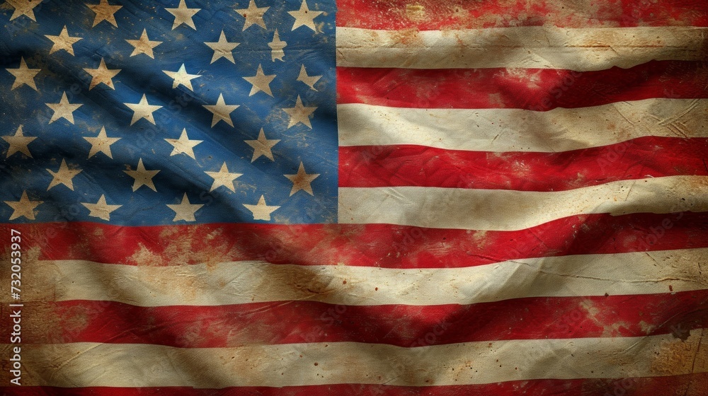 Simple yet elegant image showcasing the iconic American flag against a ...