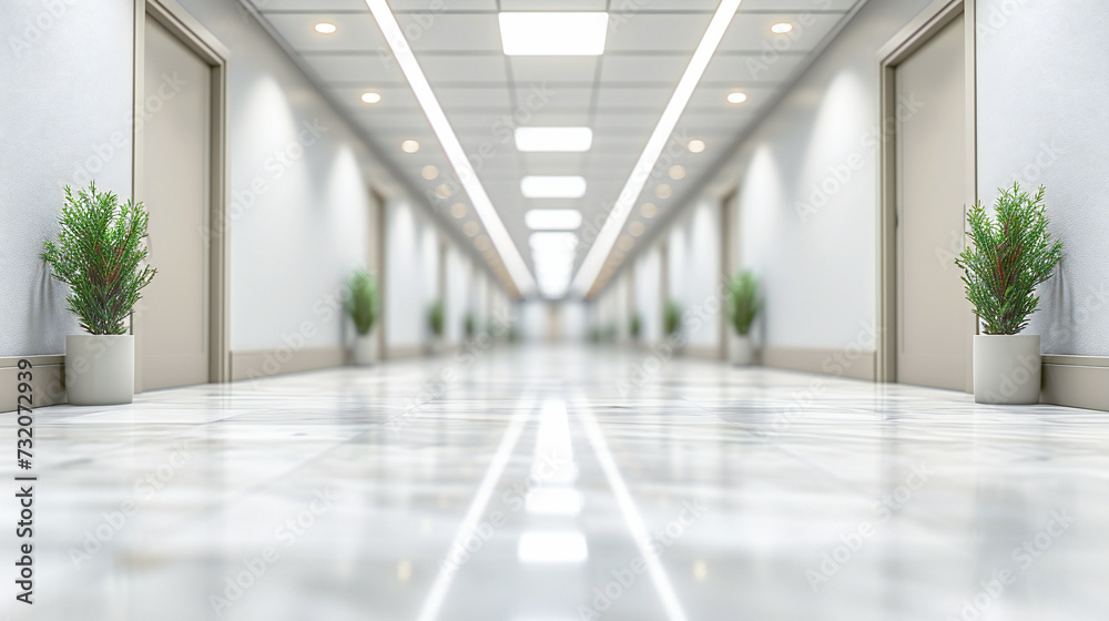 Sleek Modern Corridor with Bright Light, A Contemporary Design ...