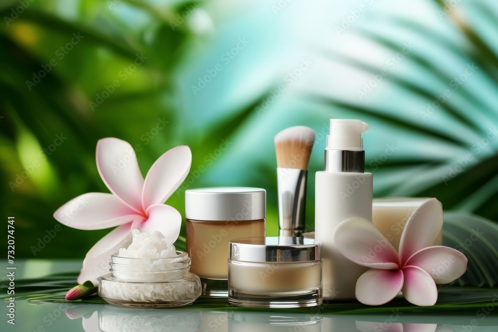 Skincare hydrogel patch cream, antiaging wellness treatment bathroom ...