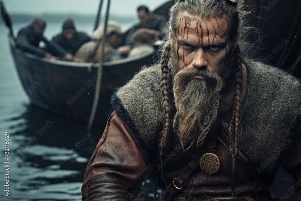 Viking warrior man, chronicles of viking warrior: saga of strength ...