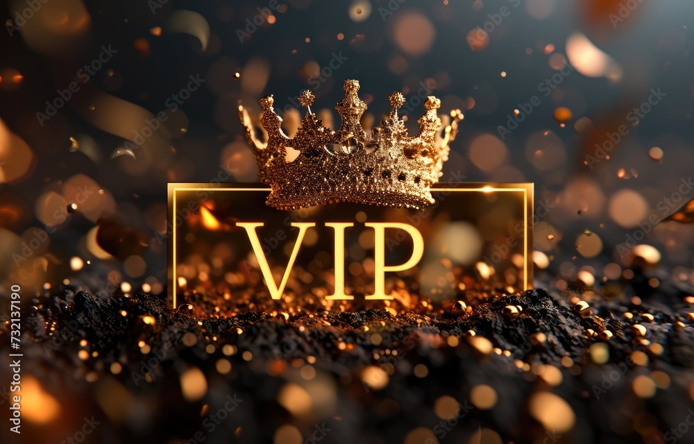 Vip v.i.p. sign logo text: a sophisticated blend on busines card ...