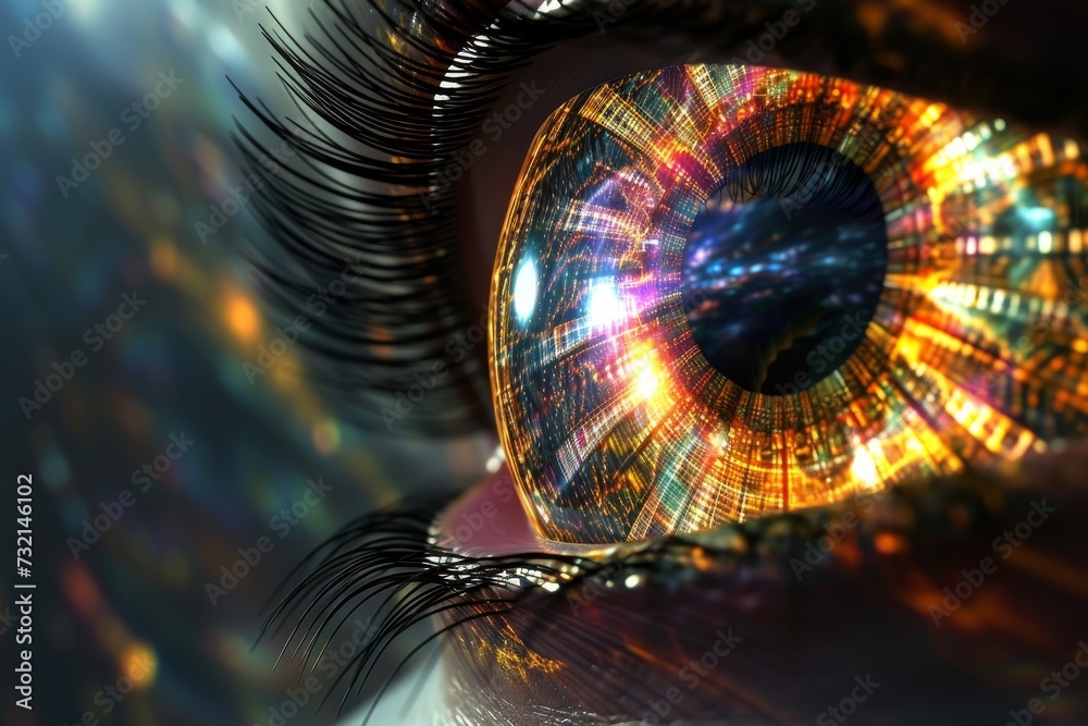 Human Cyborg AI Eye eye medication. Eye photorefractive keratectomy ...