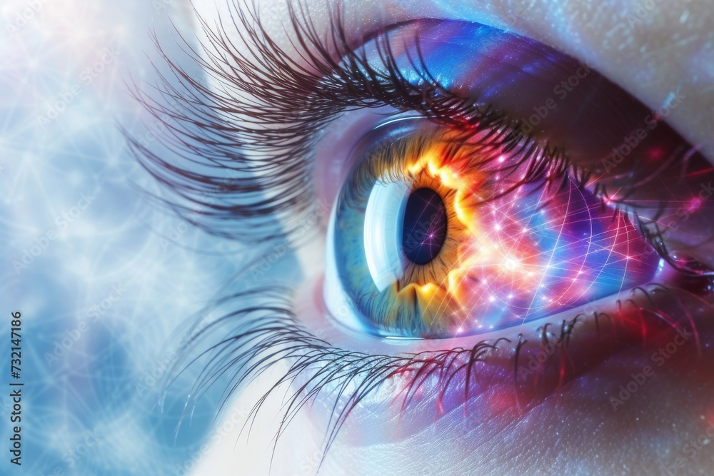 Human Cyborg AI Eye color vision deficiency genetic factors. Eye ... Human Cyborg AI Eye color vision deficiency genetic factors. Eye ...