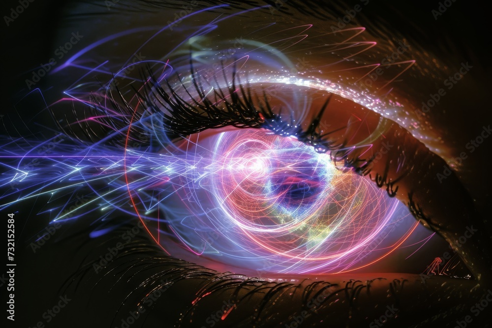 Human Cyborg AI Eye vision assessment. Eye color vision impairment ... Human Cyborg AI Eye vision assessment. Eye color vision impairment ...