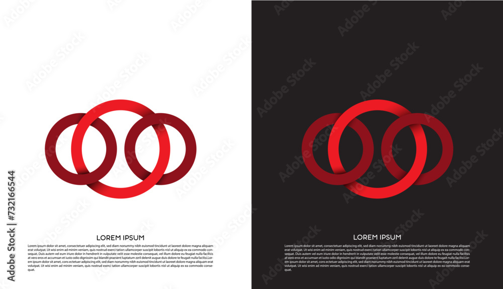 Three infinite circles. Triple Zero Logo Template, Triple O logo ...
