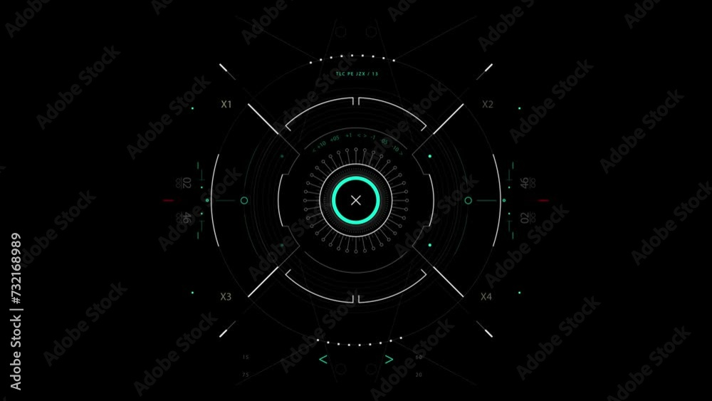 Augmented Reality Advance Hud Control Center Graphic Dashboard Head Up Display And Futuristic