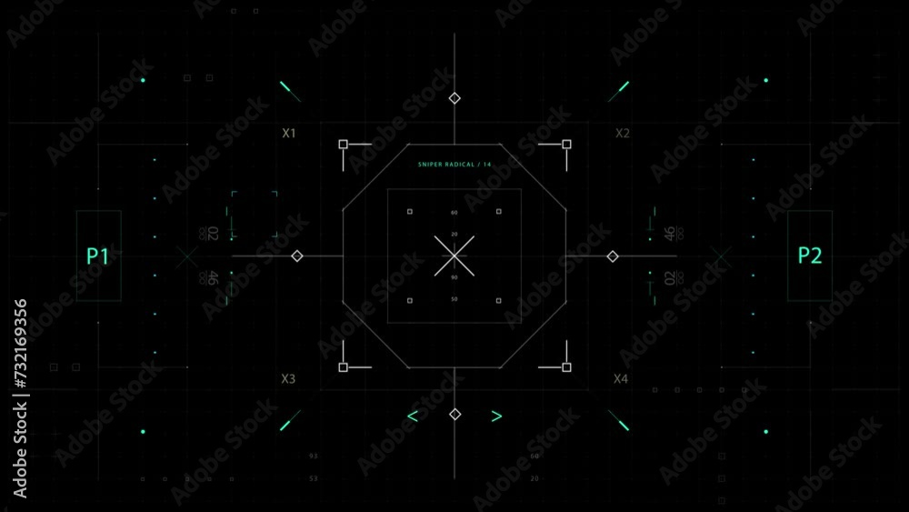 augmented reality Advance HUD control center. Graphic Dashboard Head-up ...