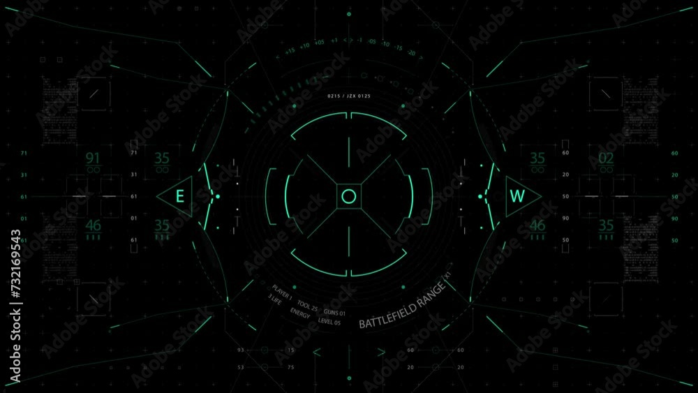 augmented reality Advance HUD control center. Graphic Dashboard Head-up ...