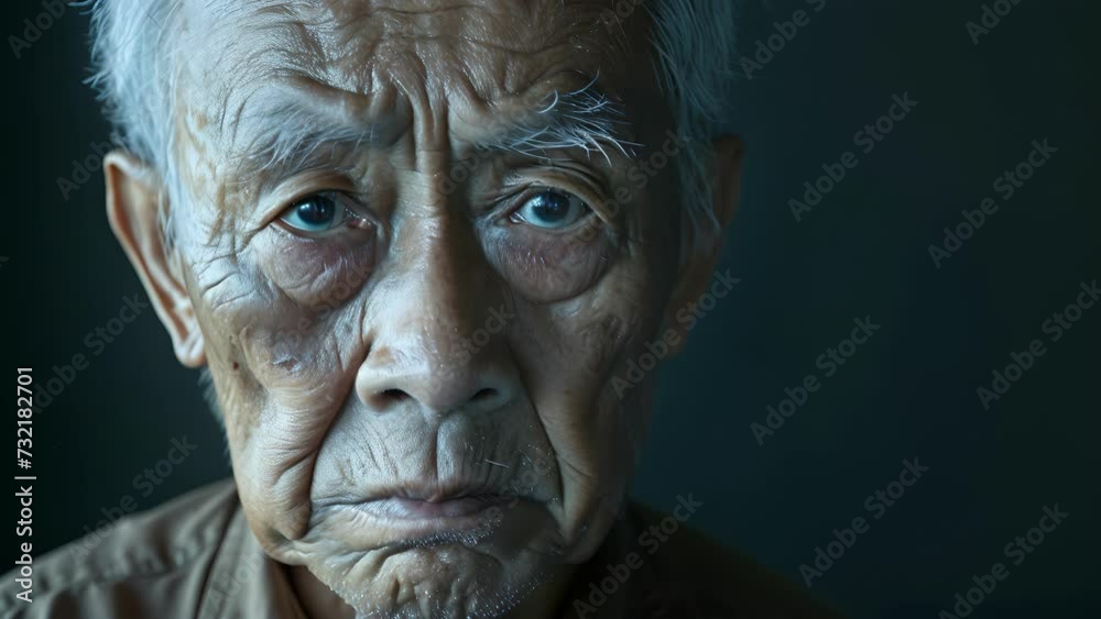 An older man with a striking blend of Asian and Pacific Islander ...