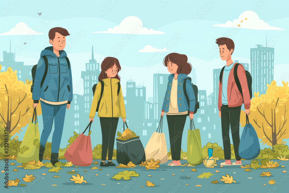 Purpose: Organize regular clean-up events to beautify public spaces in ...