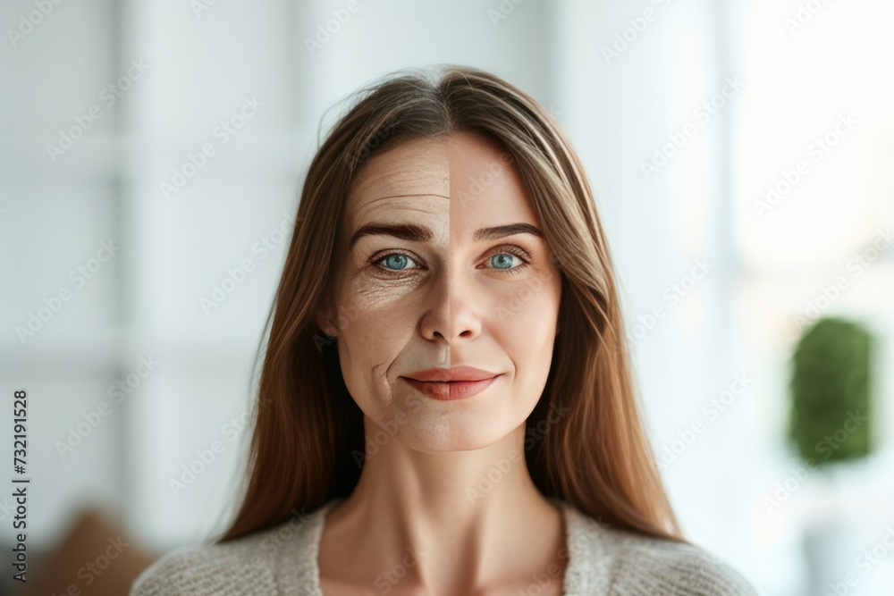 Aging assertiveness. Comparison young to old generation reducing ...