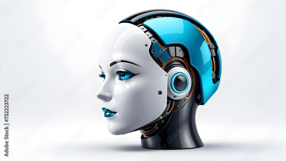 3d ai artificial intelligence icon and vector clipart isolated on white ...