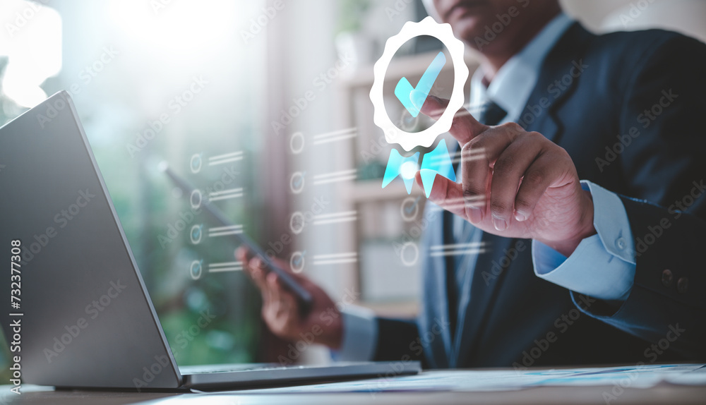 approval, business, certificate, guarantee, management, document ...