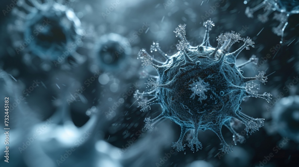 The viral core's enzymes are essential for the virus to hijack the host ...