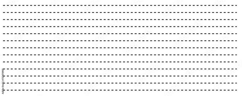 Hand drawn Straight dotted line vector set .Indigo hand-drawn line ...