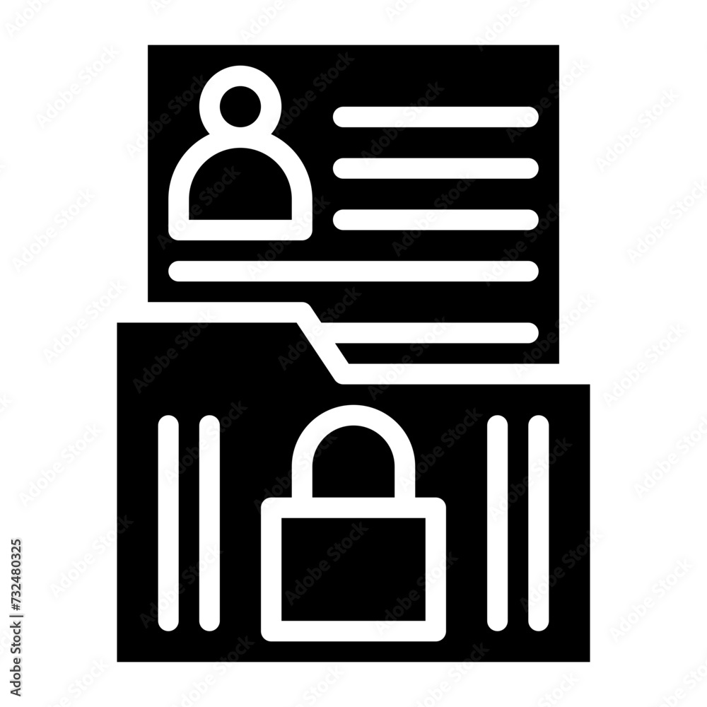 Personal Data Breach icon vector image. Can be used for Compliance And ...