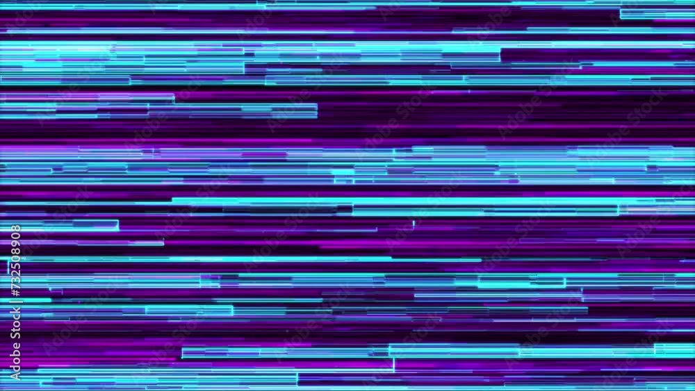 Neon Red Blue No signal VHS Retro Vintage Static effect. Glitch static ...