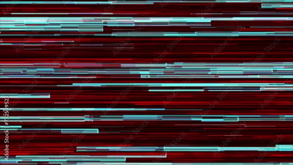 Neon Blue Green Red No signal VHS Retro Vintage Static effect. Glitch ...