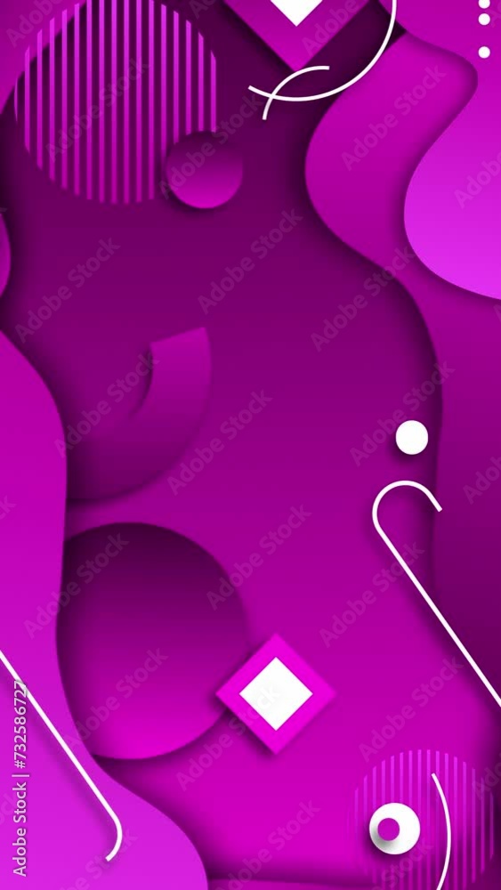 Abstract geometrical shape background of circle, semi circle, lines ...