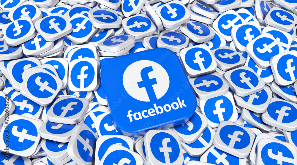 Facebook, Social Media Logos Visual Presentation - Facebook Background ...