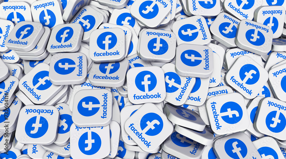 Facebook, Social Media Logos Visual Presentation - Facebook Background ...