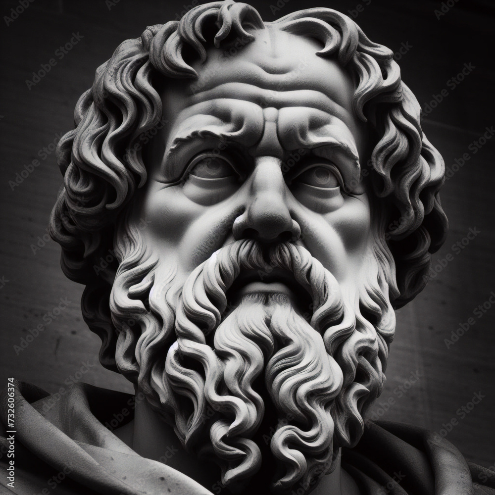 Socrates, Greek philosopher from Athens, founder of Western philosophy ...