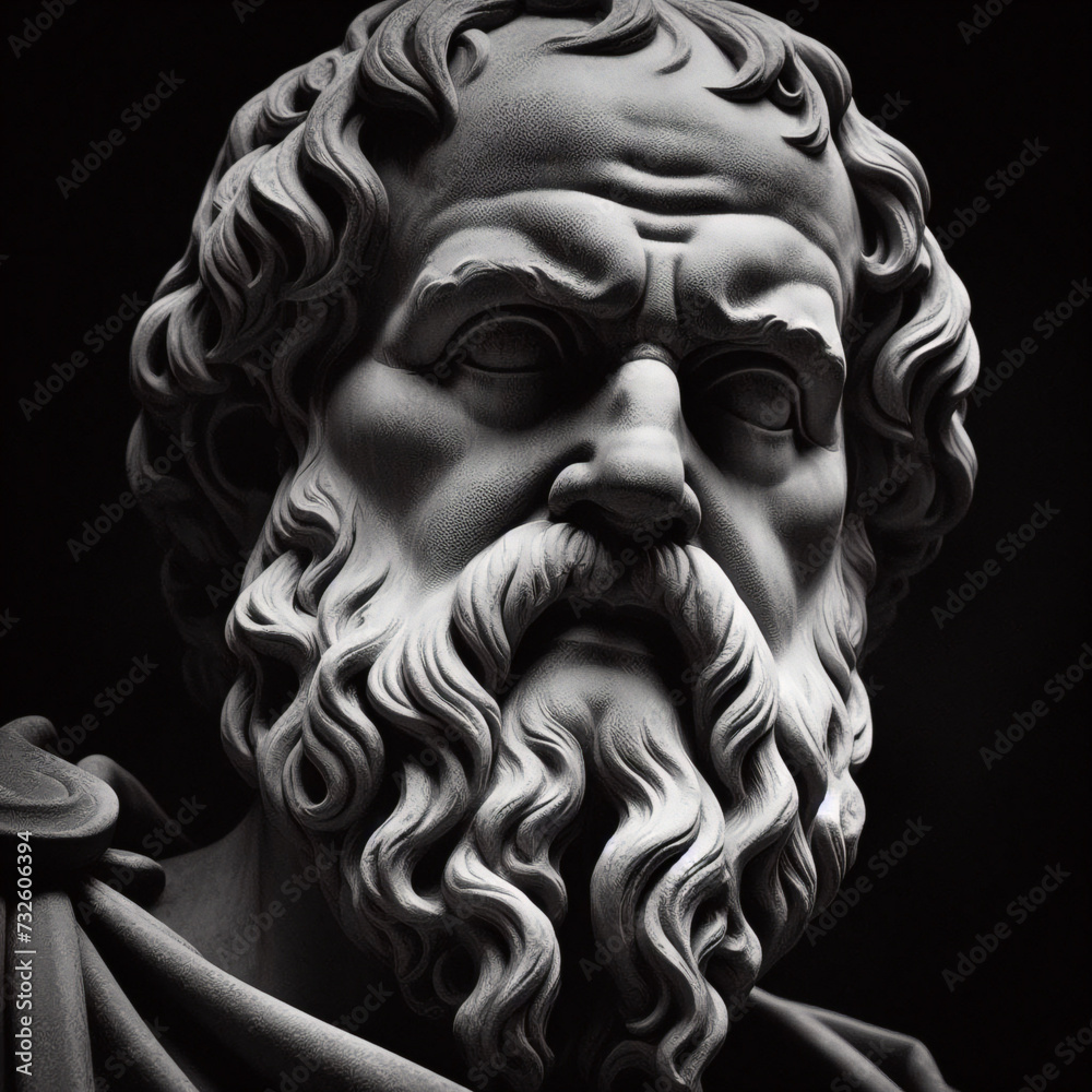 Socrates, Greek philosopher from Athens, founder of Western philosophy ...