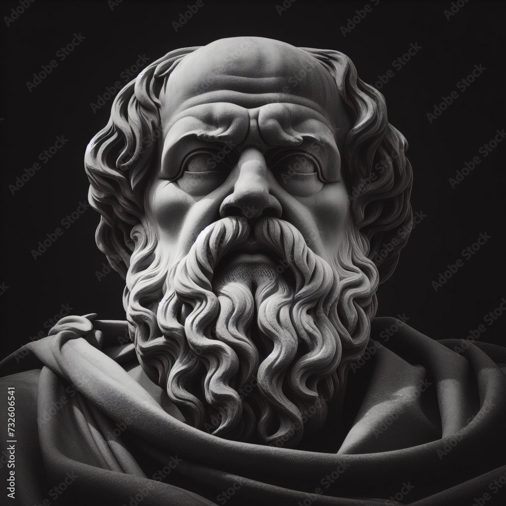 Socrates, Greek philosopher from Athens, founder of Western philosophy ...
