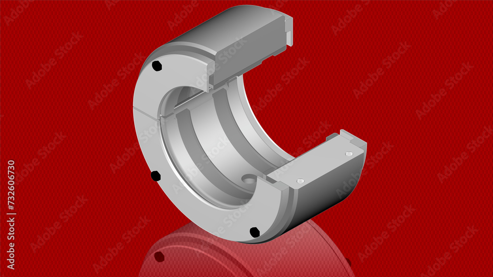 Plain journal bearing illustration showing turbomachinery assembly with ...