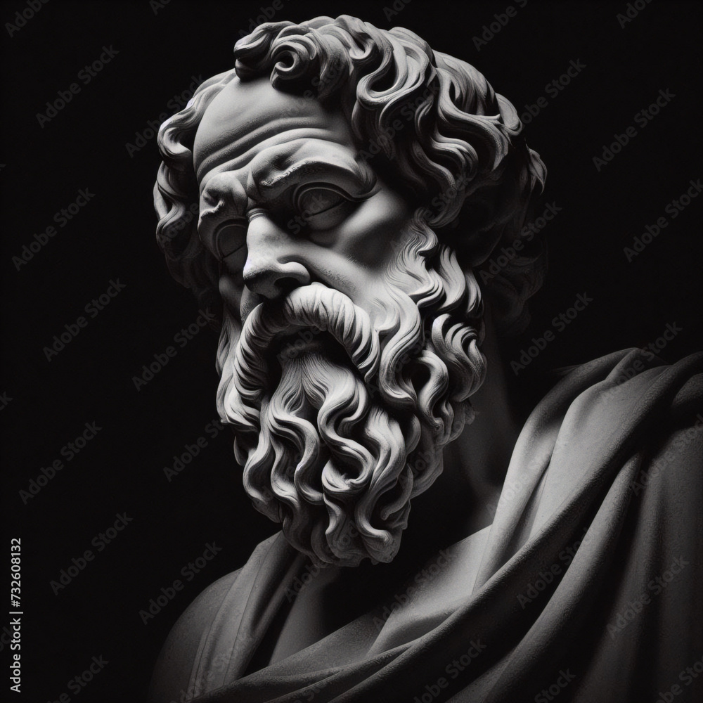 Socrates, Greek philosopher from Athens, founder of Western philosophy ...