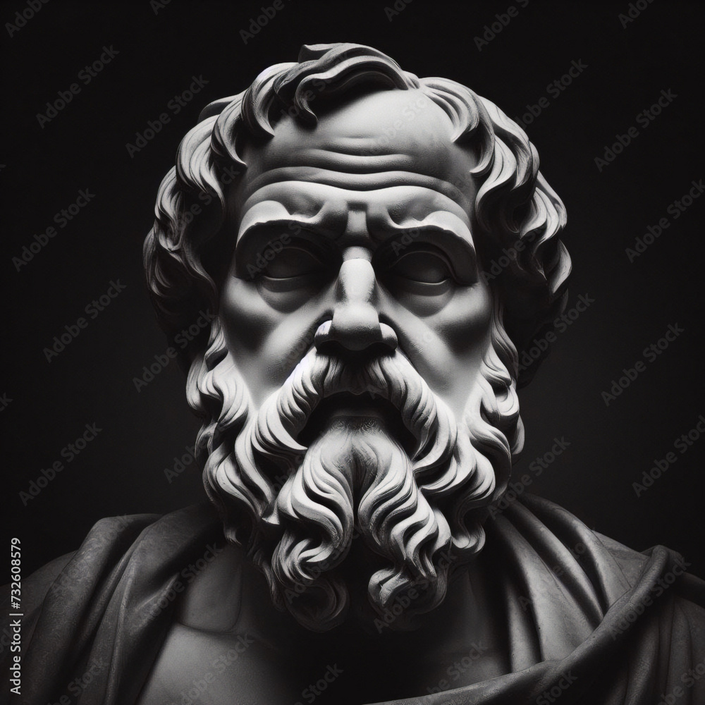 Socrates, Greek philosopher from Athens, founder of Western philosophy ...