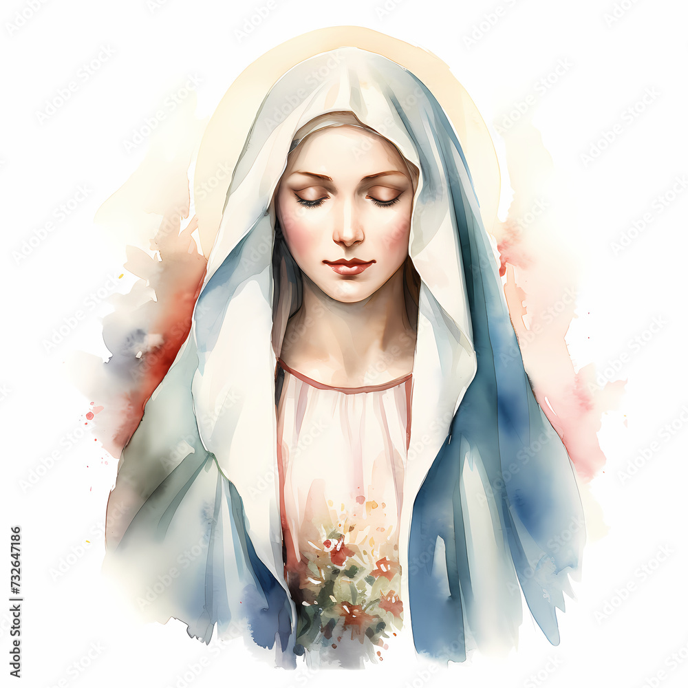 Our Lady Virgin Mary Mother of Jesus, Holy Mary, madonna, vector ...