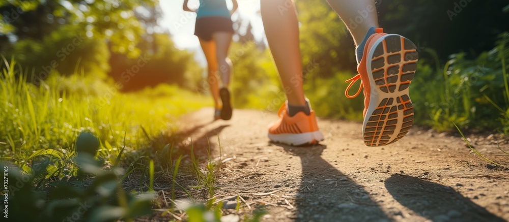 Active Lifestyle banner A picture of people running in outdoor ...
