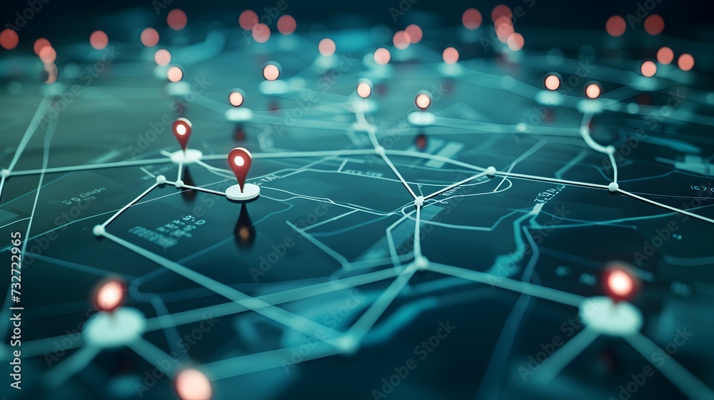 SEO Geolocation Maps Business Networking Pinpoint Global Worldwide Data ...