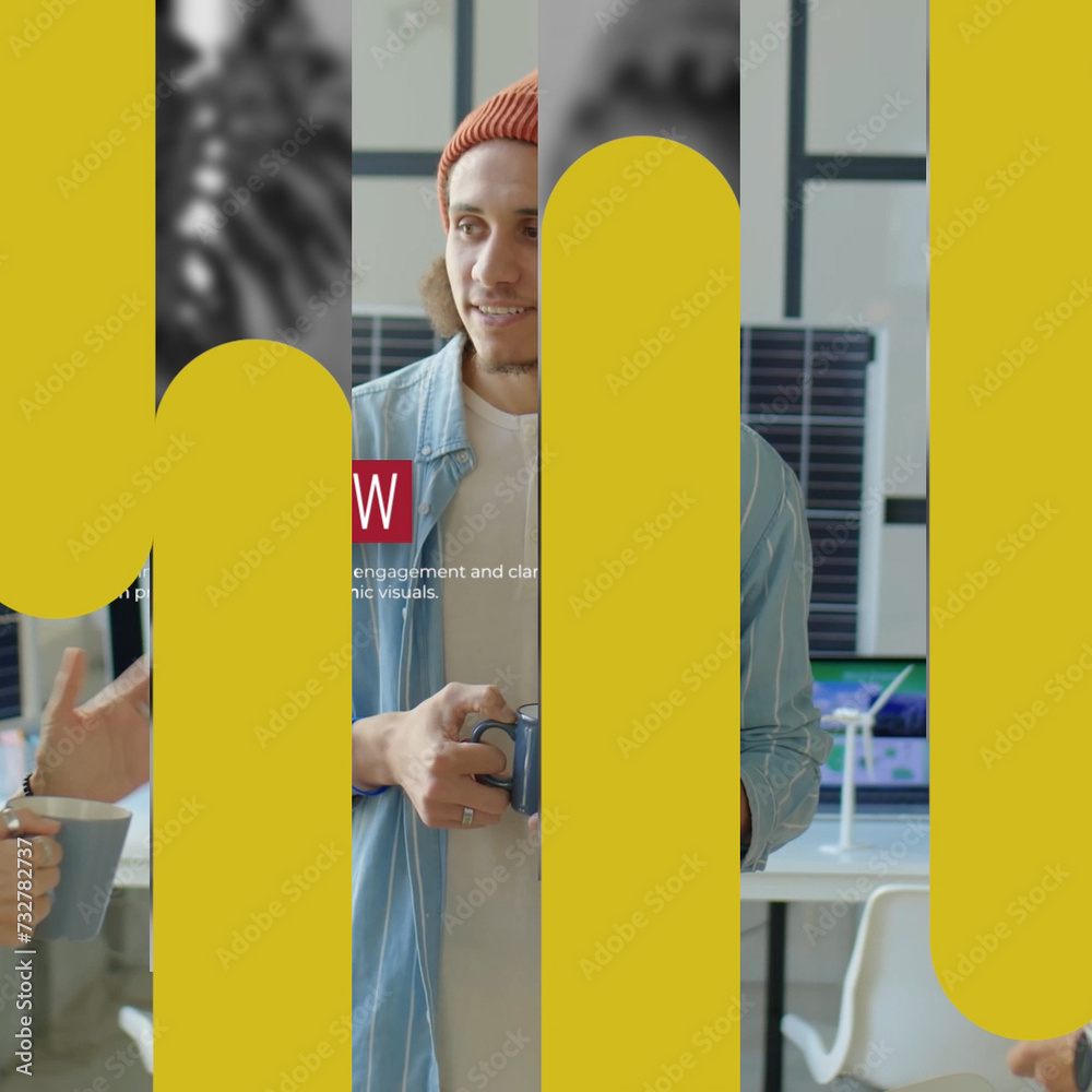 Smooth Circular Transitions Template | Short and Long Duration Stock ...