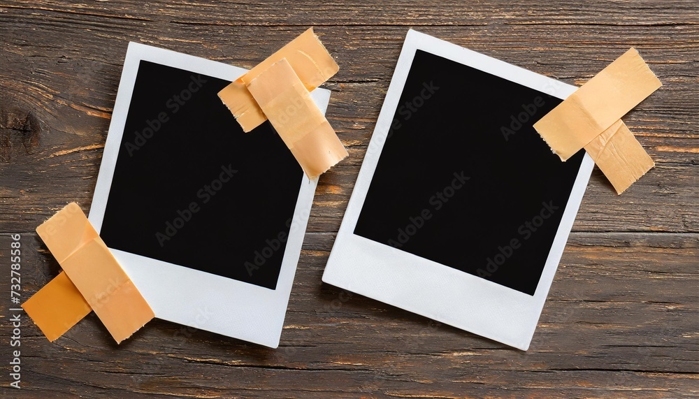 realistic instant camera photo templates polaroid photo frames with ...