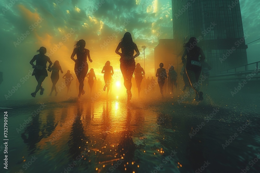 A thrilling digital adventure awaits as a team races through the rain ...