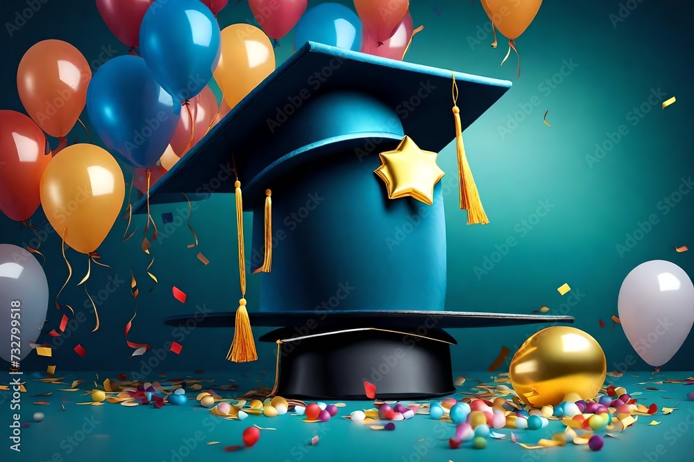 Graduation ceremony for male and female university, secondary and ...