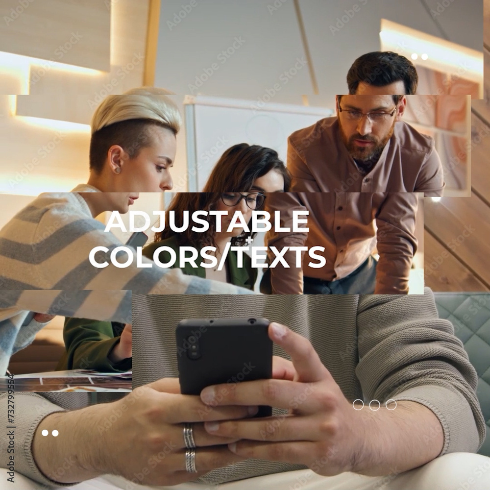 Elegant Block Transition Slideshow | Short and Long Duration Stock ...