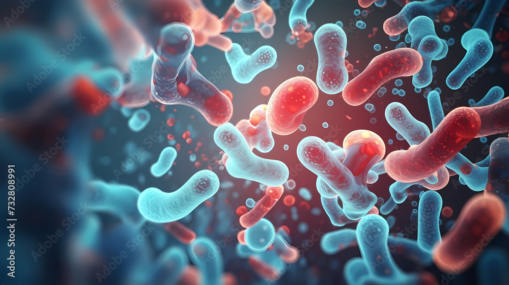 Macroscopic observation of organisms bacteria and cells and viruses ...